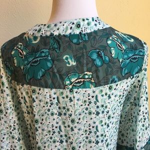Dresses | Hippy Funky Rufflle Floral Dress Tunic Fes | Poshmark